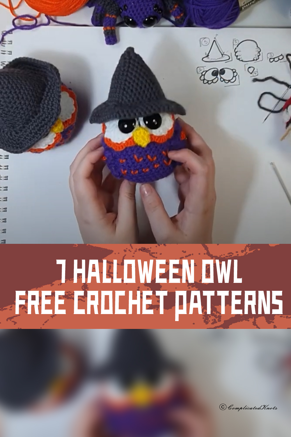 7 FREE Halloween Owl Crochet Patterns - iGOODideas.com