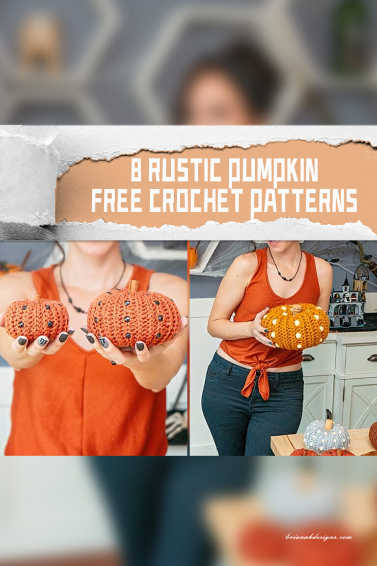 8 Rustic Pumpkin Free Crochet Patterns - iGOODideas.com