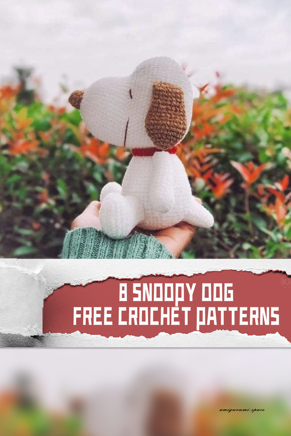 8 Snoopy Dog Crochet Patterns - FREE - iGOODideas.com