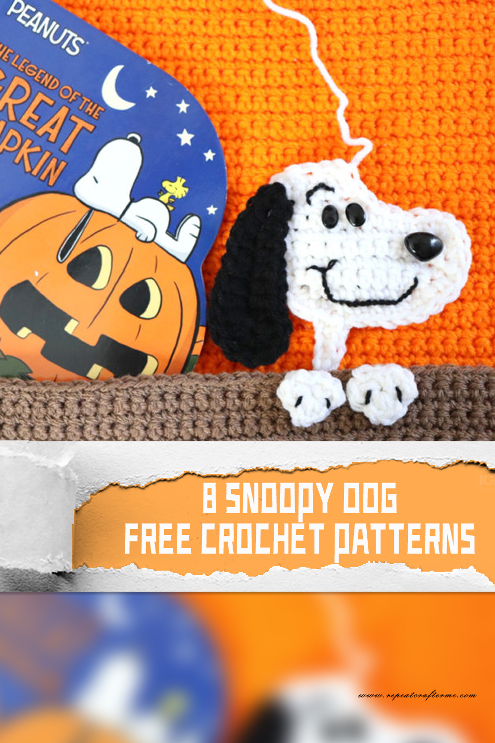 8 Snoopy Dog Crochet Patterns - FREE - iGOODideas.com