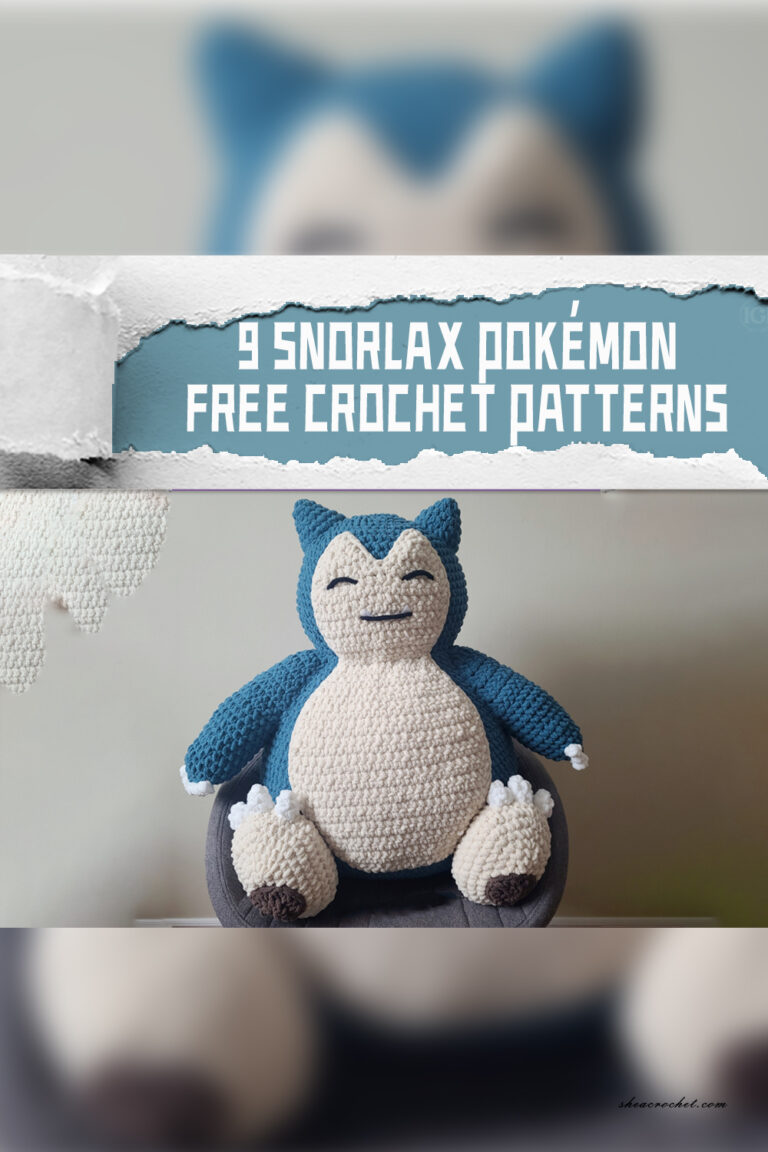 9 FREE Snorlax Pokémon Crochet Patterns - iGOODideas.com