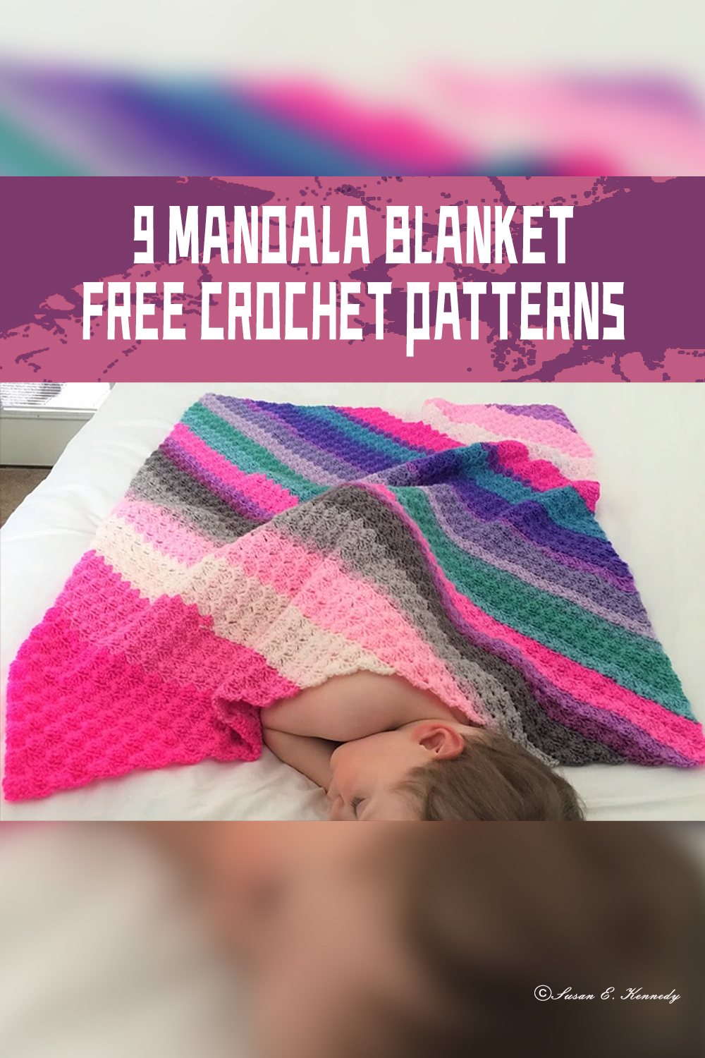 9 Mandala Blanket Crochet Patterns - FREE - iGOODideas.com