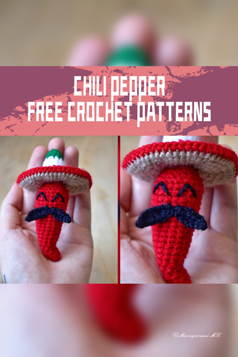 FREE Chili Pepper Crochet Patterns - iGOODideas.com