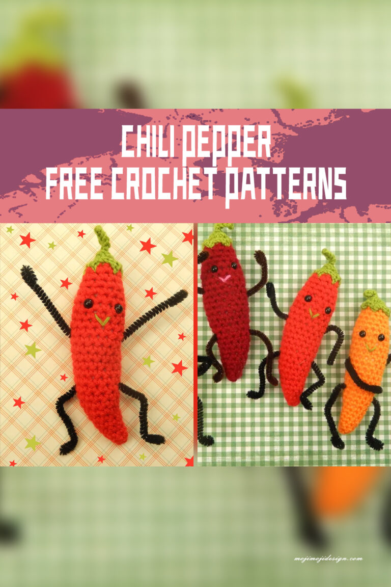 FREE Chili Pepper Crochet Patterns - iGOODideas.com