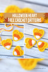 FREE Halloween Heart Crochet Patterns - iGOODideas.com