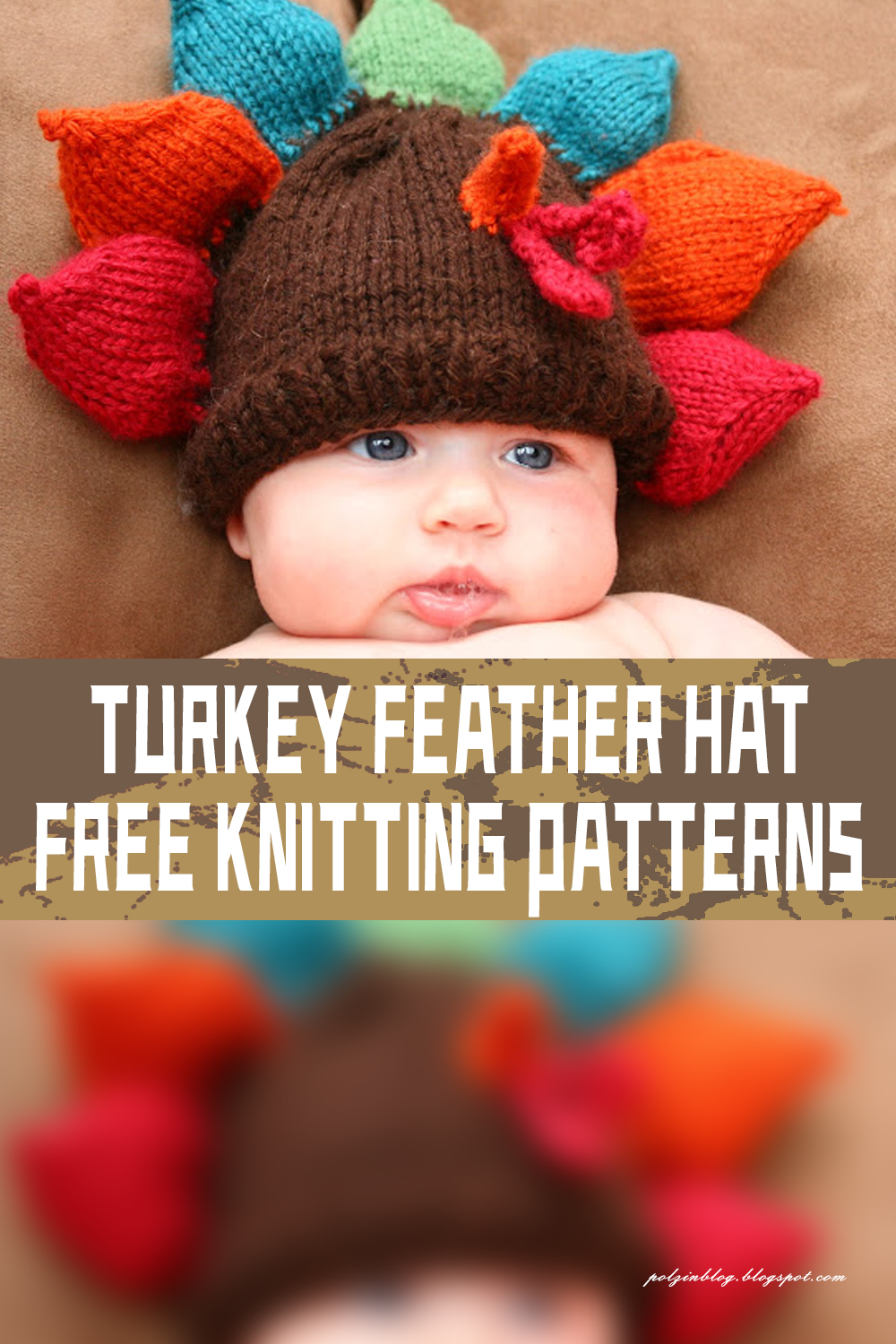 FREE Turkey Feather Hat Knitting Patterns - iGOODideas.com