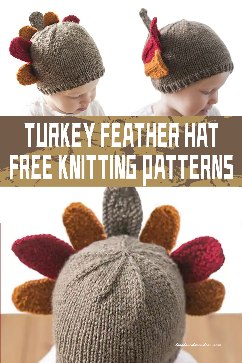 FREE Turkey Feather Hat Knitting Patterns - iGOODideas.com