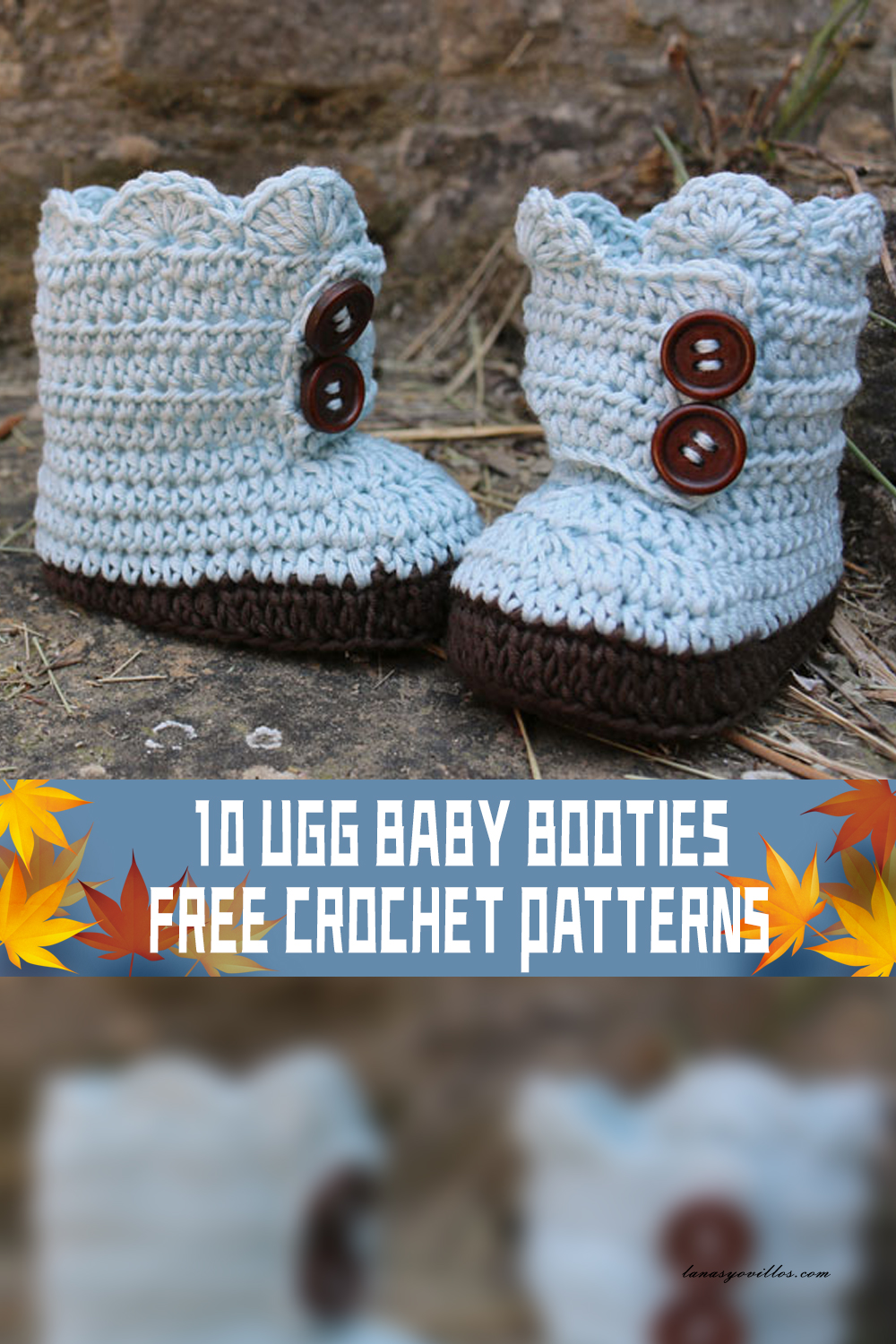 10 UGG Baby Booties Crochet Patterns - FREE - iGOODideas.com