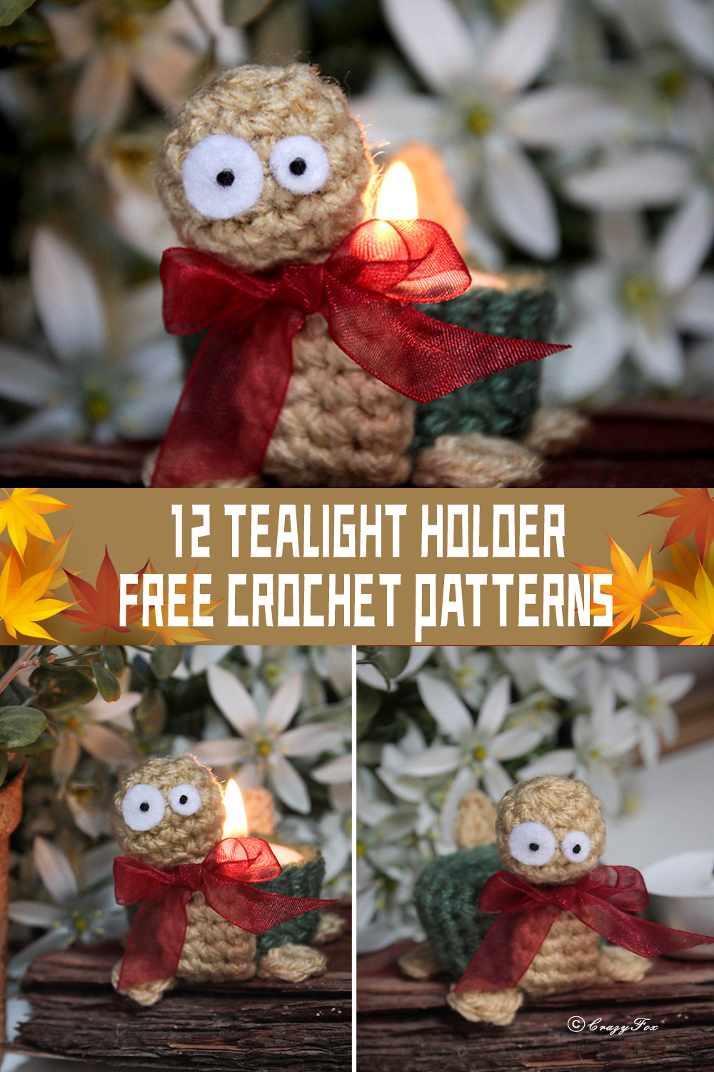 12 Tealight Holder Crochet Patterns - FREE - iGOODideas.com