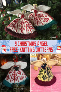 9 Christmas Angel Knitting Patterns - FREE - iGOODideas.com