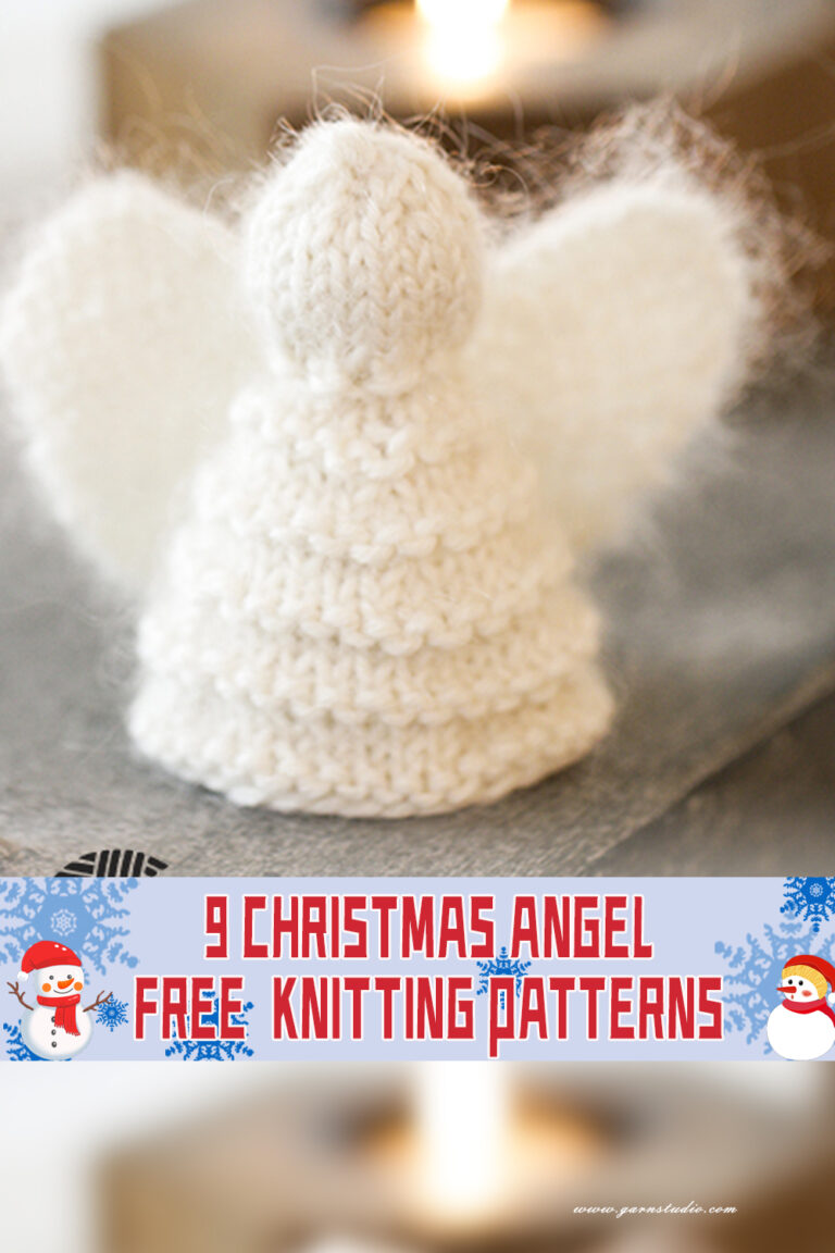 9 Christmas Angel Knitting Patterns - FREE - iGOODideas.com