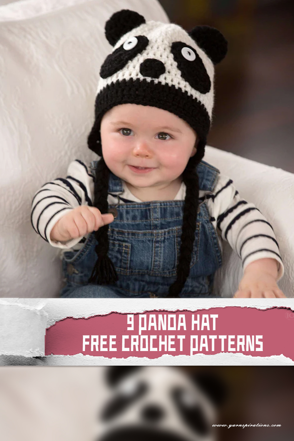 9 FREE Panda Hat Crochet Patterns - iGOODideas.com