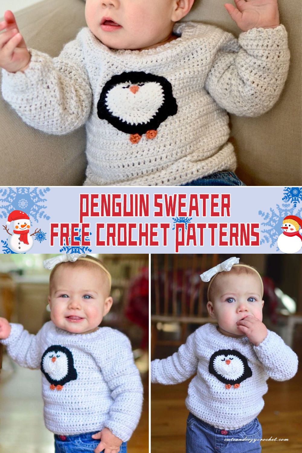 FREE Penguin Sweater Crochet Patterns - iGOODideas.com