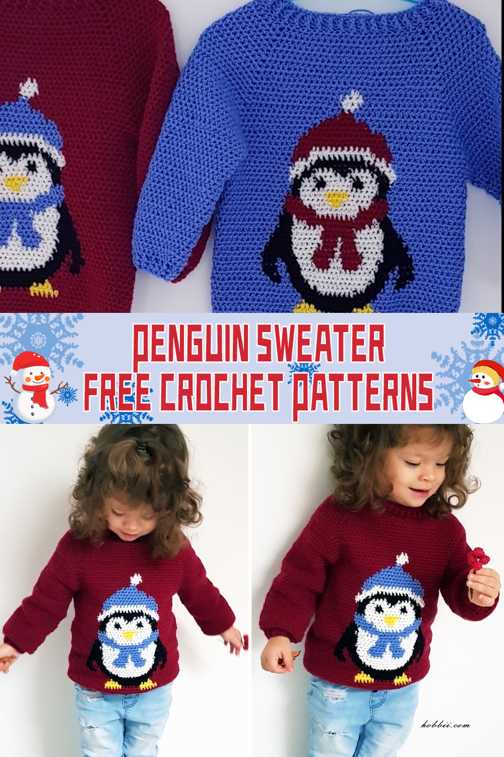 FREE Penguin Sweater Crochet Patterns - iGOODideas.com