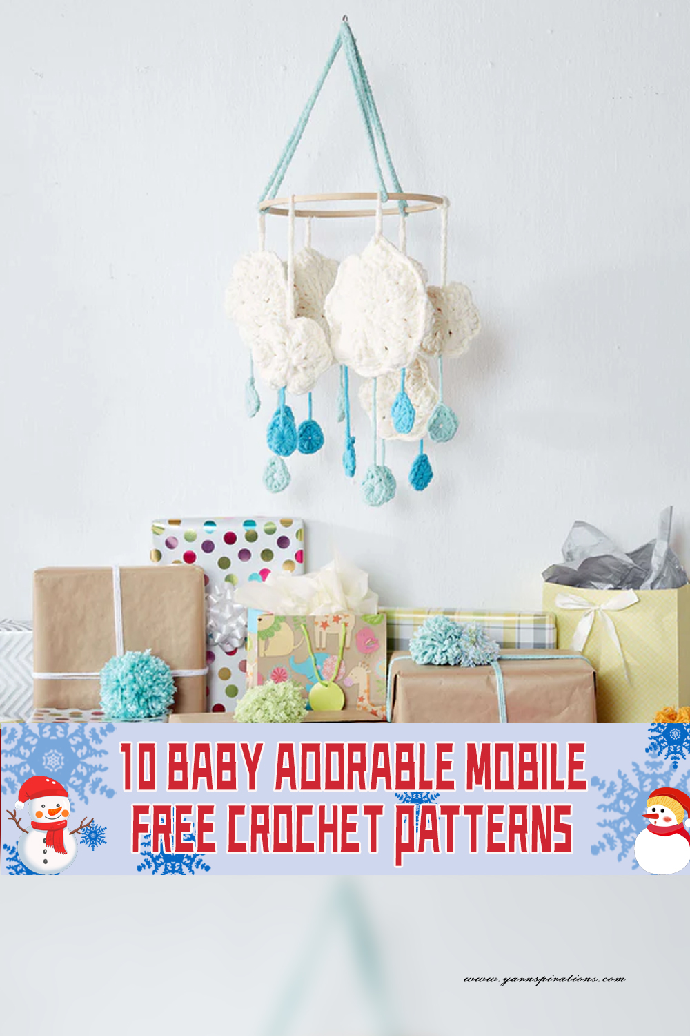 10 Baby Adorable Mobile FREE Crochet Patterns - iGOODideas.com