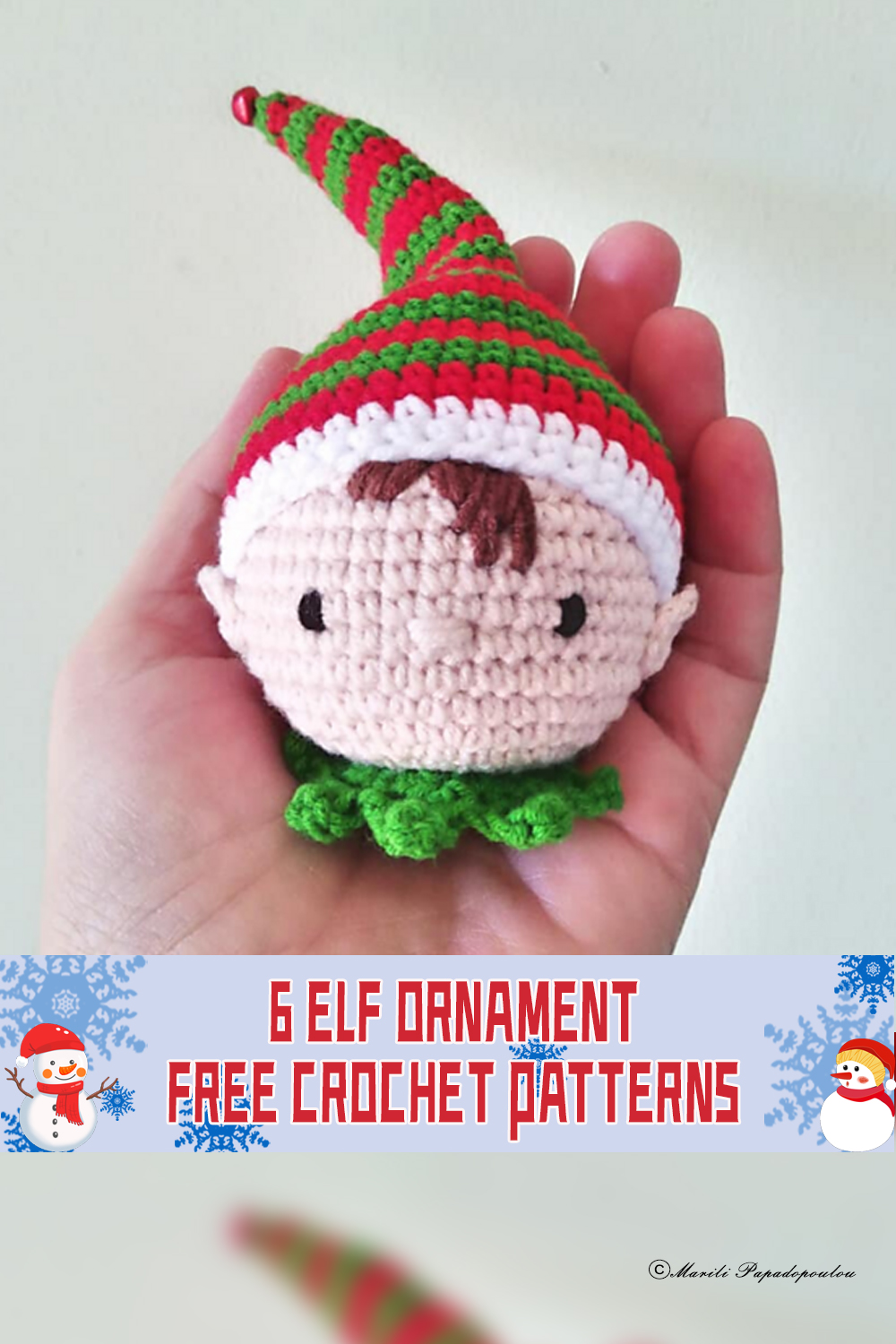 6 Enchanting Elf Ornament Crochet Patterns for the Holidays ...