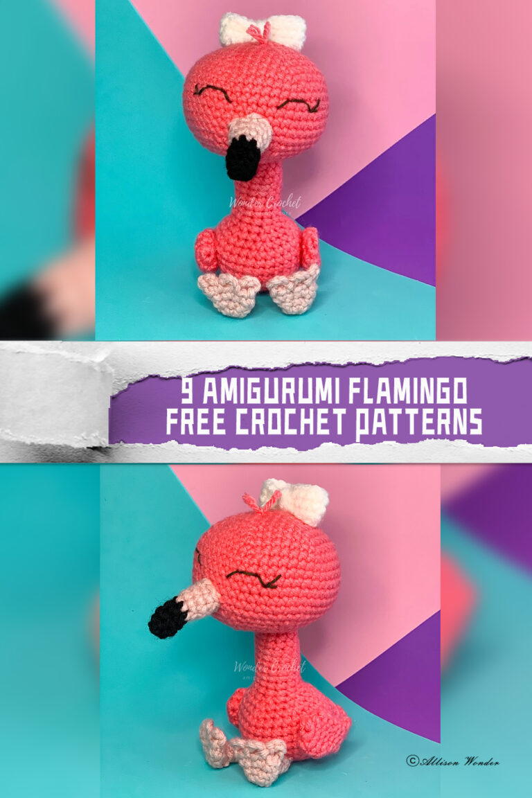 9 Amigurumi Flamingo Crochet Patterns - FREE - iGOODideas.com