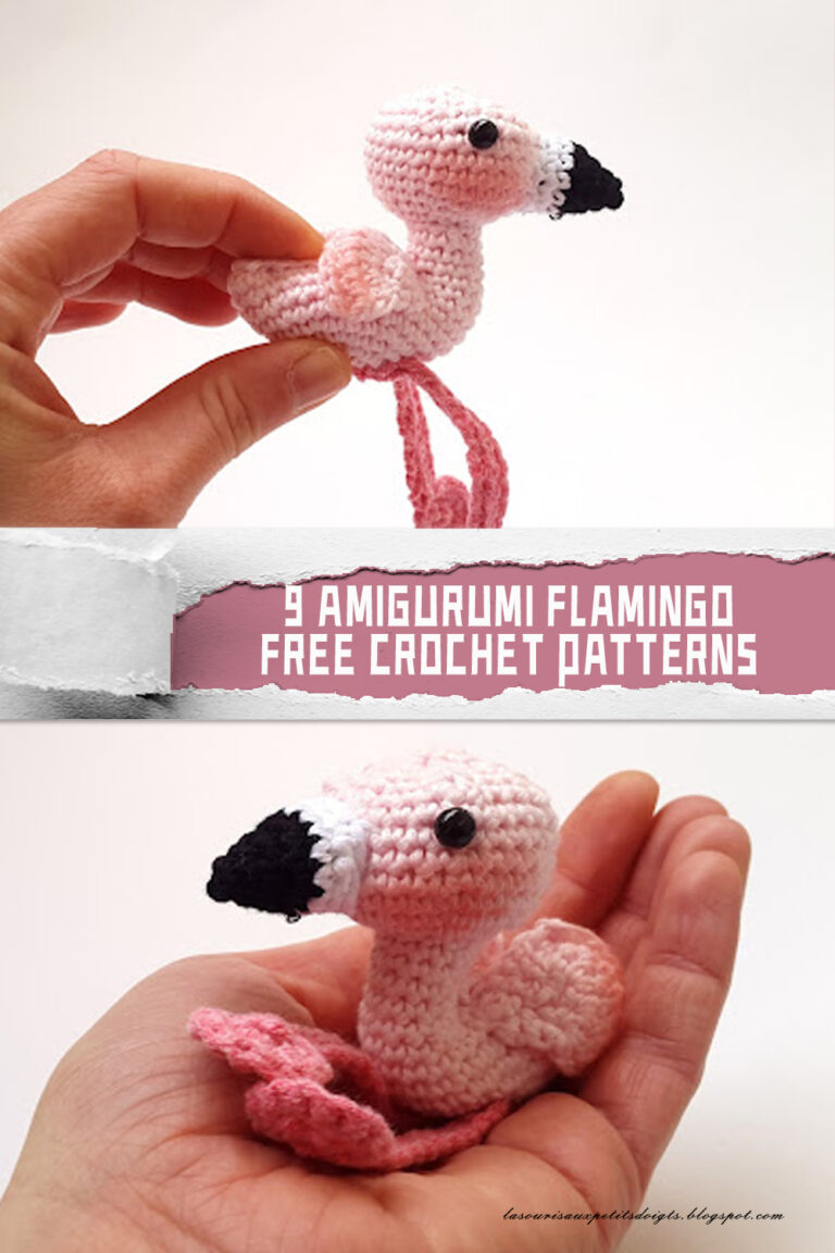 9 Amigurumi Flamingo Crochet Patterns - FREE - iGOODideas.com