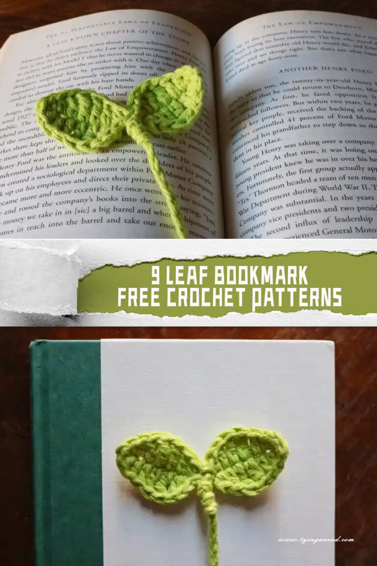 FREE Leaf Bookmark Crochet Patterns : Find Your Perfect Style ...