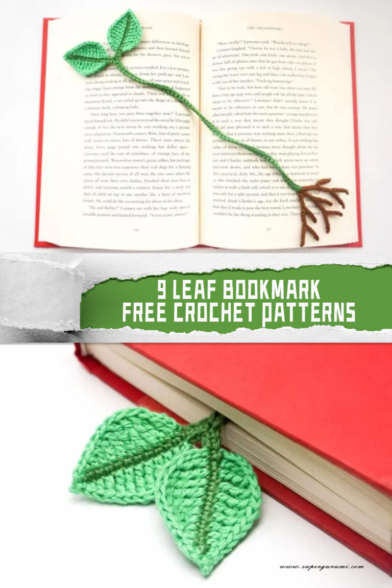 FREE Leaf Bookmark Crochet Patterns : Find Your Perfect Style ...