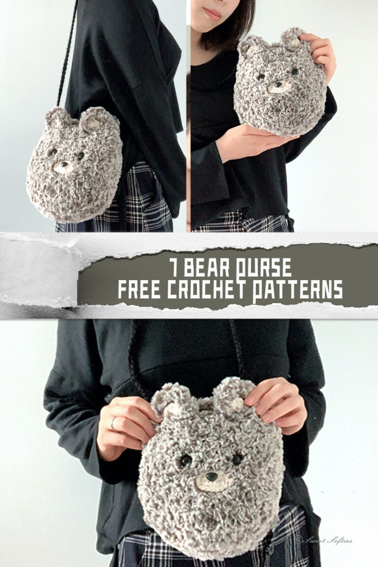 7 Bear Purse Crochet Patterns - FREE - iGOODideas.com