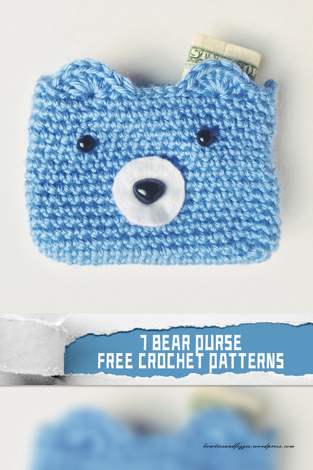7 Bear Purse Crochet Patterns - FREE - iGOODideas.com