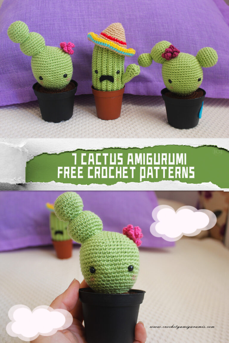 7 Free Cactus Amigurumi Crochet Patterns - iGOODideas.com