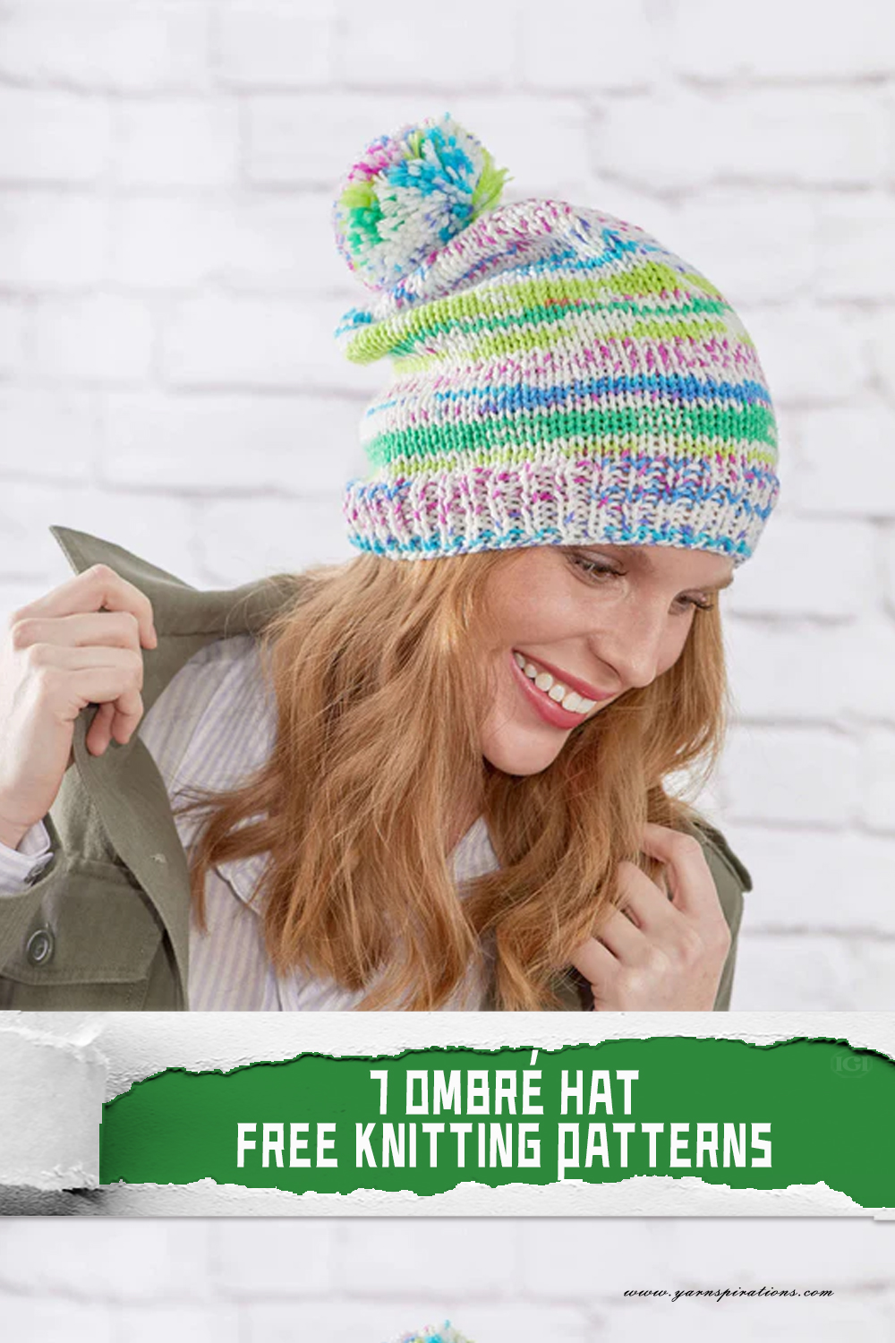 Try These Popular Ombré Hat Knitting Patterns Today - iGOODideas.com