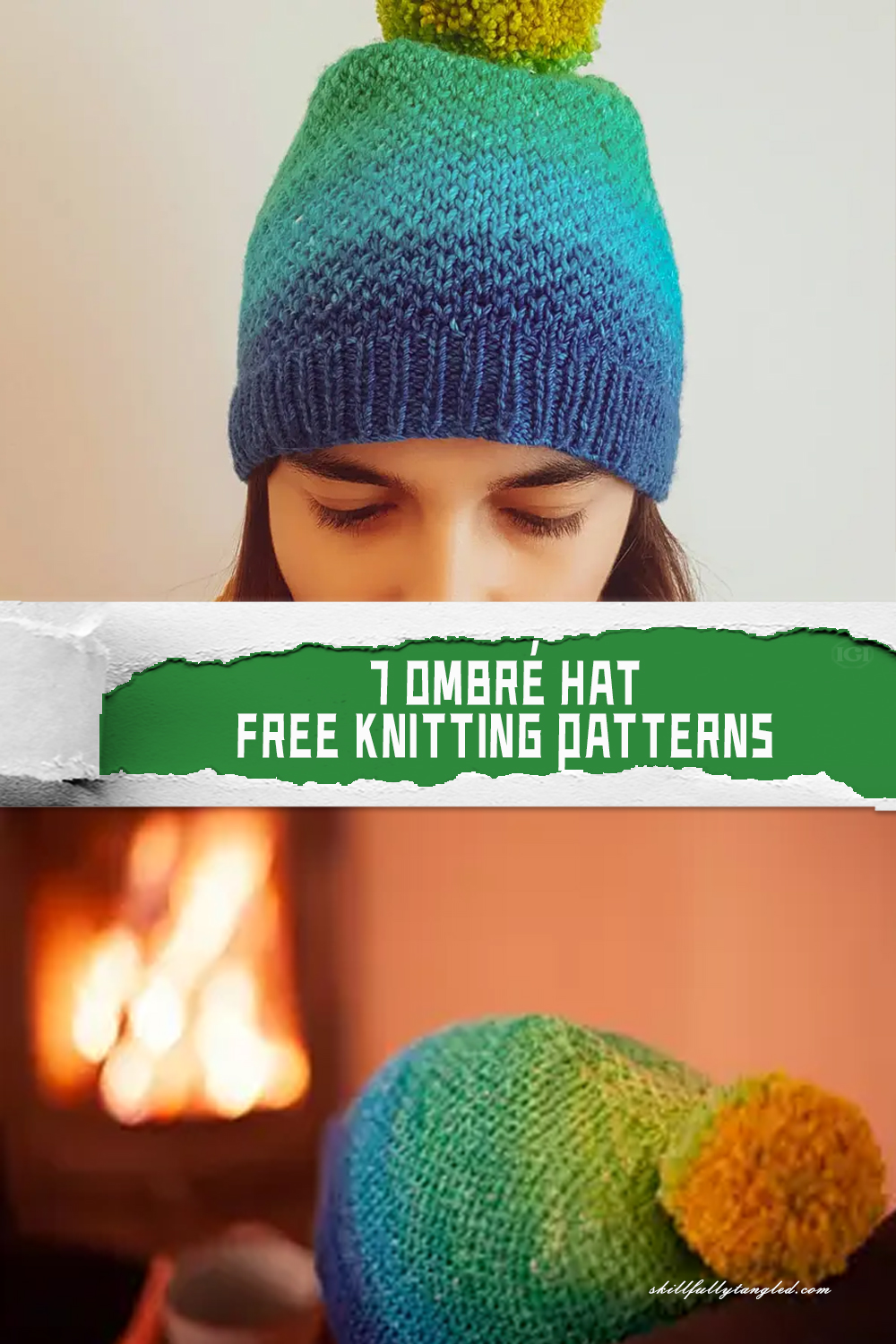 Try These Popular Ombré Hat Knitting Patterns Today - iGOODideas.com