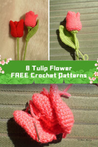 Decorate Your Home with Tulip Flower Crochets: 8 Free Patterns ...