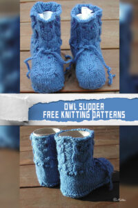 Owl Slipper FREE Knitting Patterns - iGOODideas.com