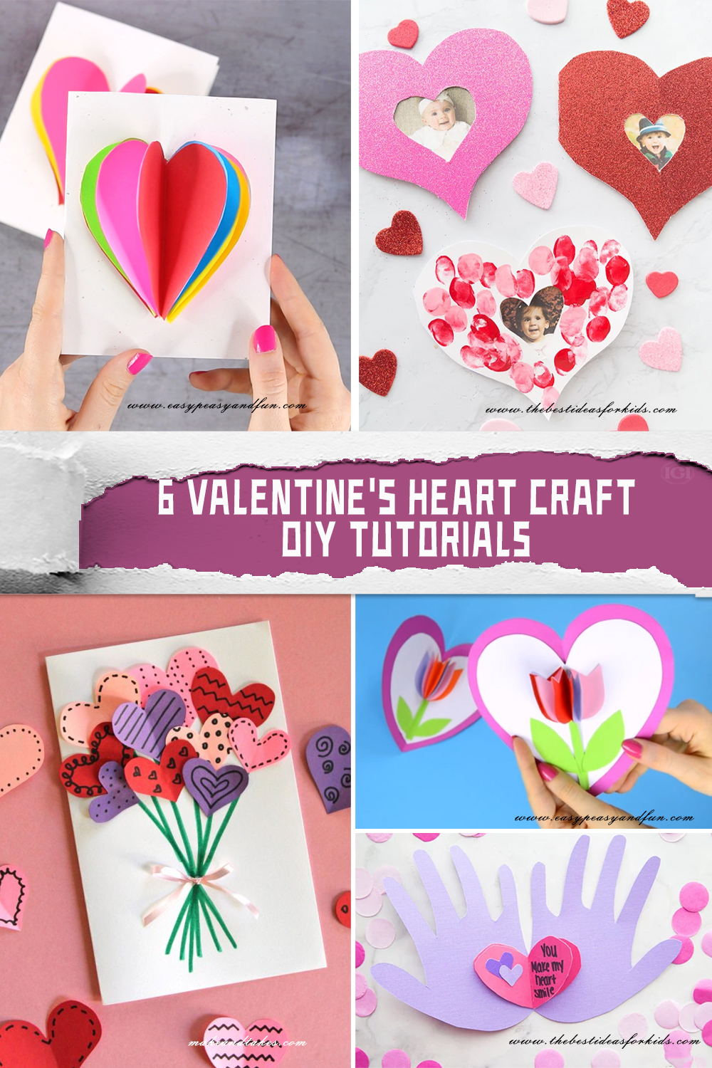 6 DIY Valentine's Heart Craft Tutorials - iGOODideas.com