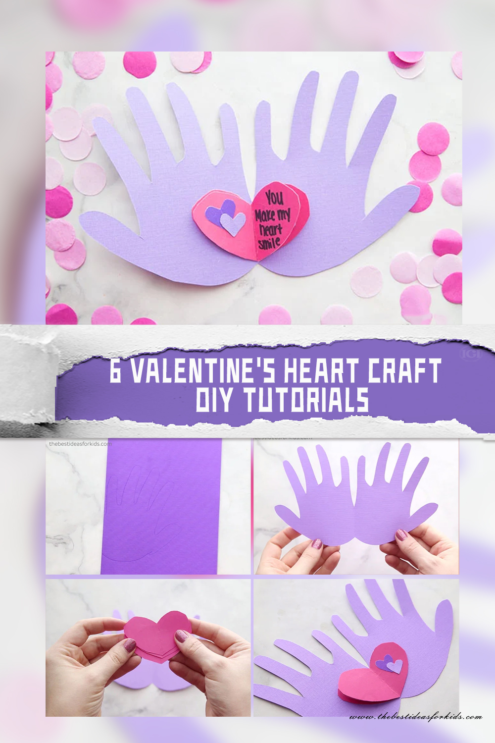 6 DIY Valentine's Heart Craft Tutorials - iGOODideas.com