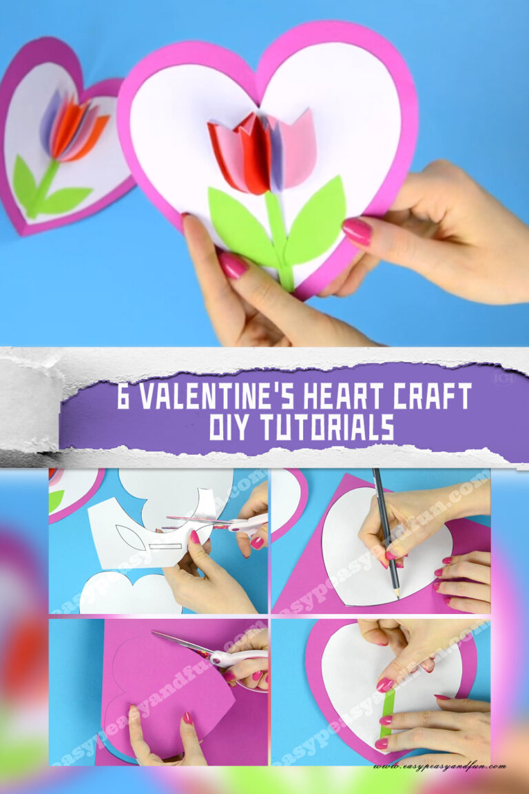 6 DIY Valentine's Heart Craft Tutorials - iGOODideas.com