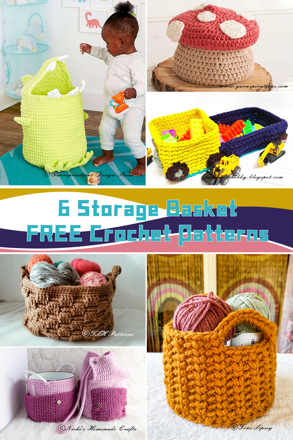 Discover the Best Storage Basket Crochet Patterns - iGOODideas.com