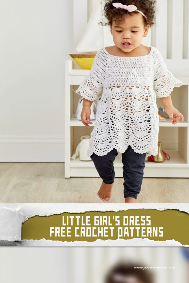 7 Little Girl's Dress Crochet Patterns – FREE - iGOODideas.com
