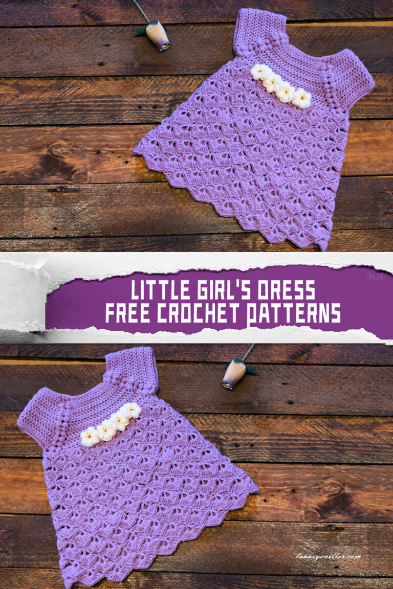 7 Little Girl's Dress Crochet Patterns – FREE - iGOODideas.com