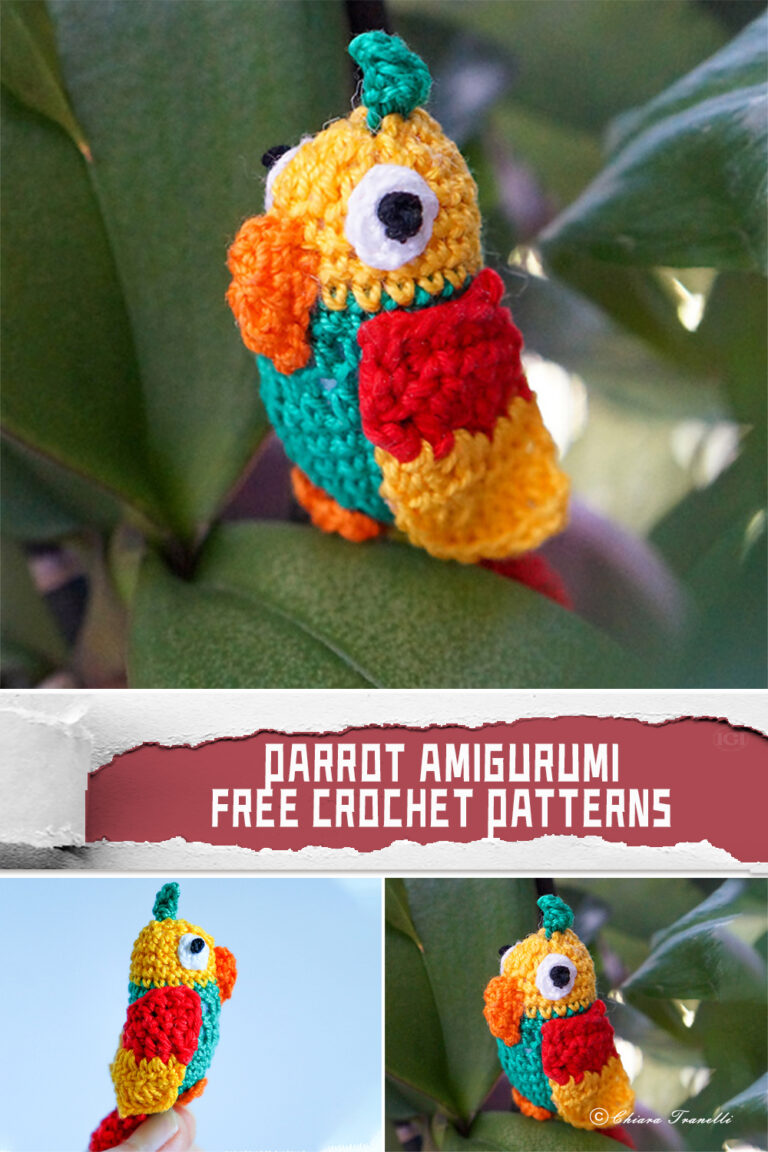 7 Parrot Amigurumi Crochet Patterns - FREE - iGOODideas.com