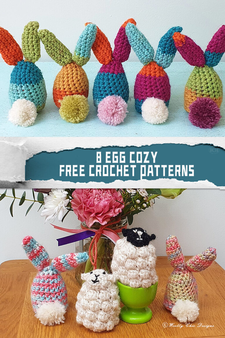 8 Egg Cozy Crochet Patterns - FREE - iGOODideas.com