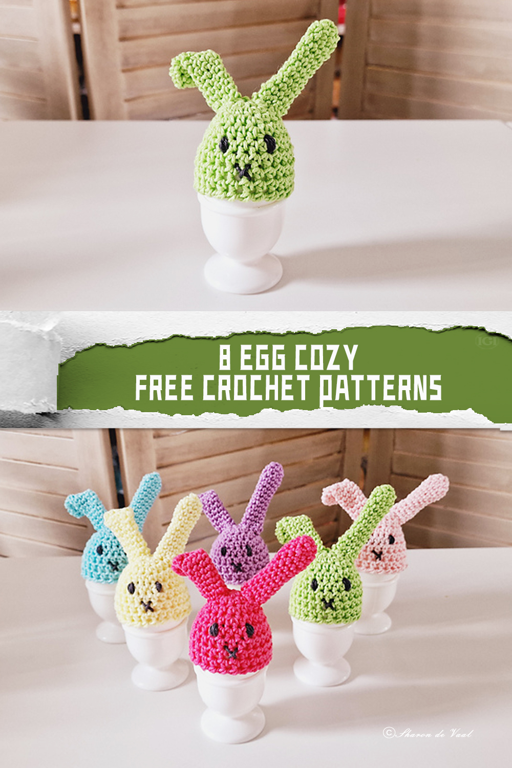 8 Egg Cozy Crochet Patterns - FREE - iGOODideas.com
