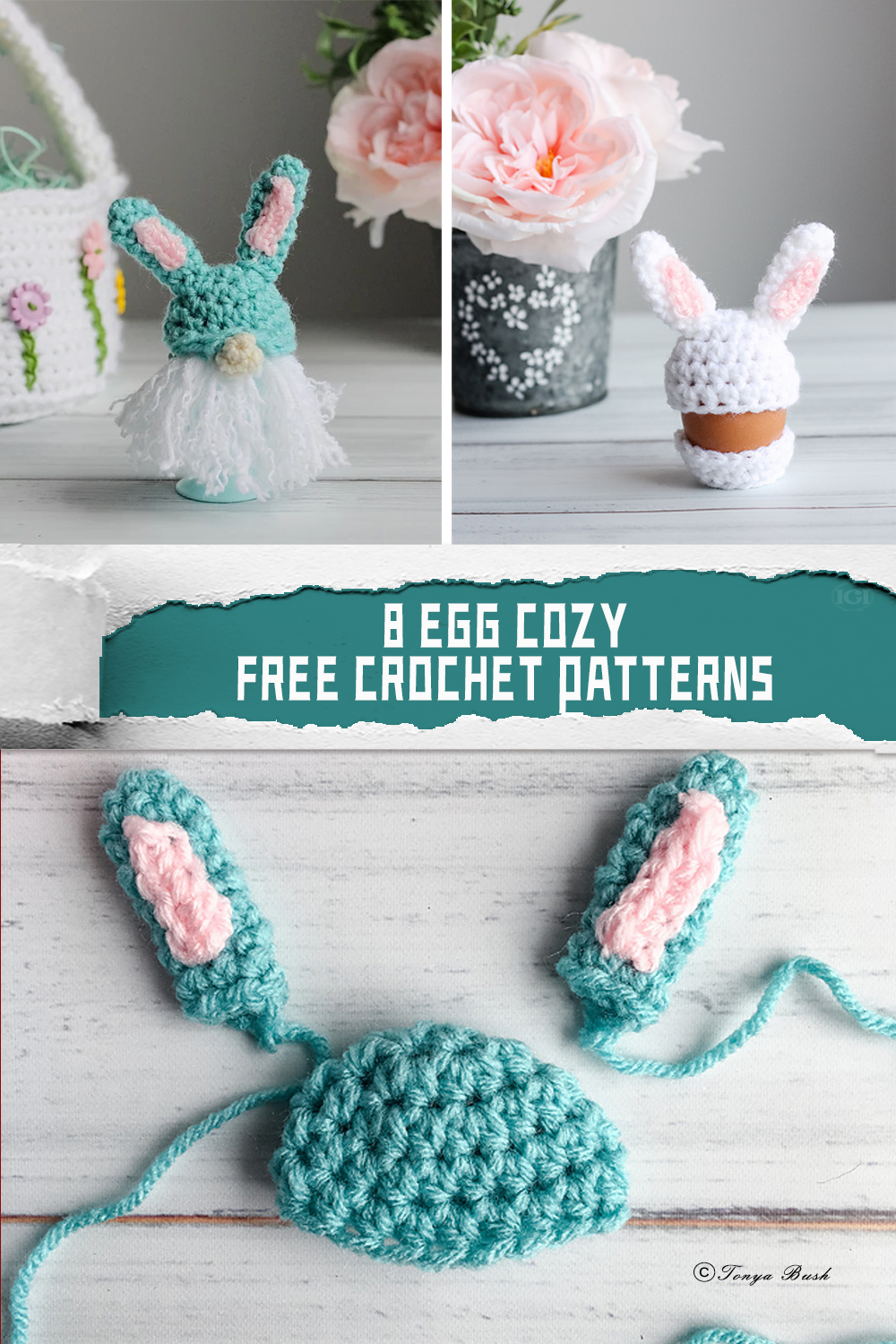 8 Egg Cozy Crochet Patterns - FREE - iGOODideas.com