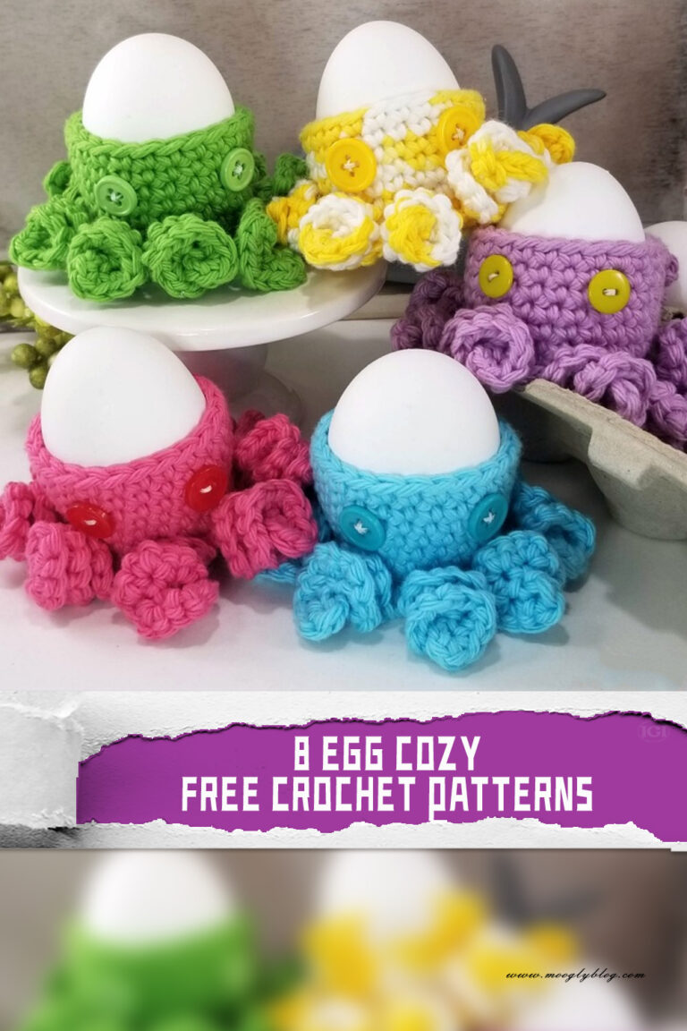 8 Egg Cozy Crochet Patterns - FREE - iGOODideas.com