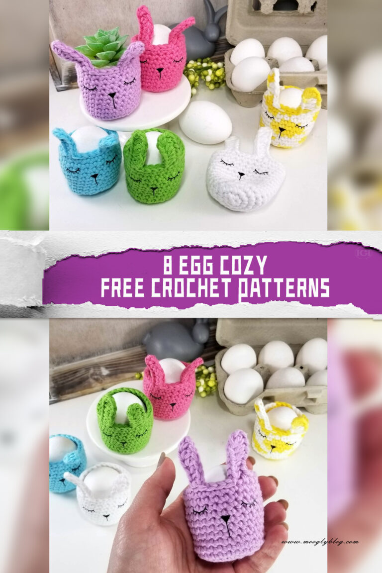 8 Egg Cozy Crochet Patterns - FREE - iGOODideas.com