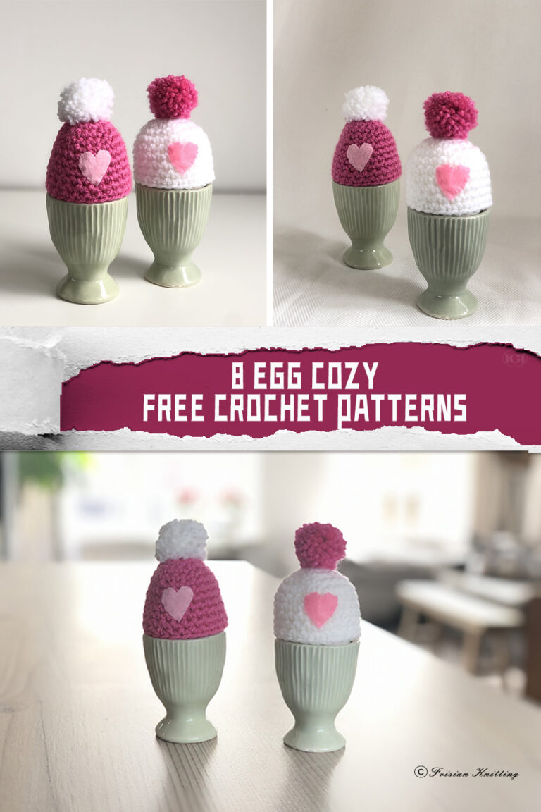 8 Egg Cozy Crochet Patterns - FREE - iGOODideas.com