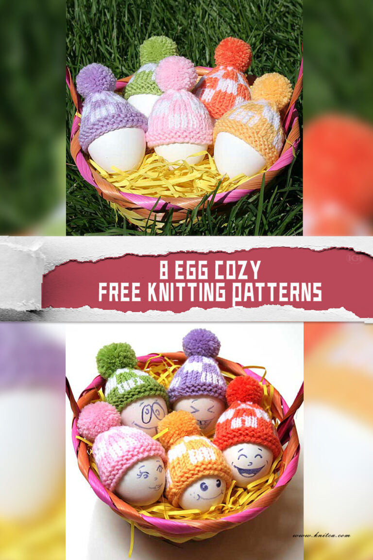 8 Egg Cozy Knitting Patterns - FREE - iGOODideas.com
