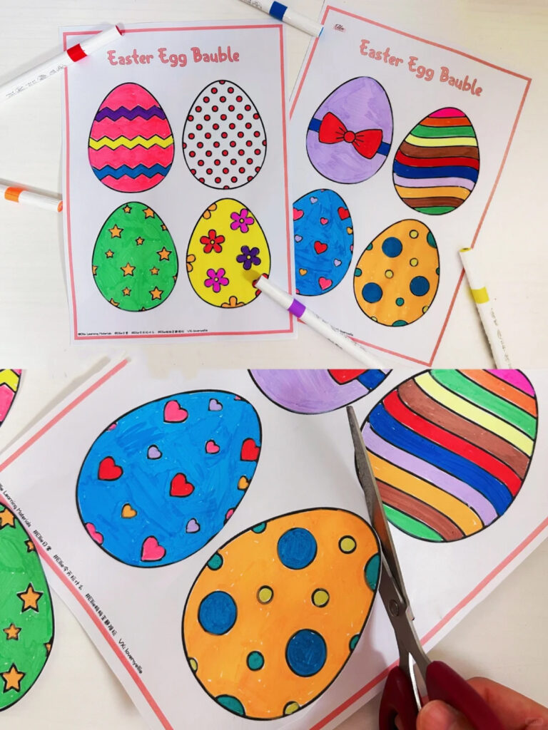 Learn How to Make DIY Easter 3D Egg Decorations - iGOODideas.com