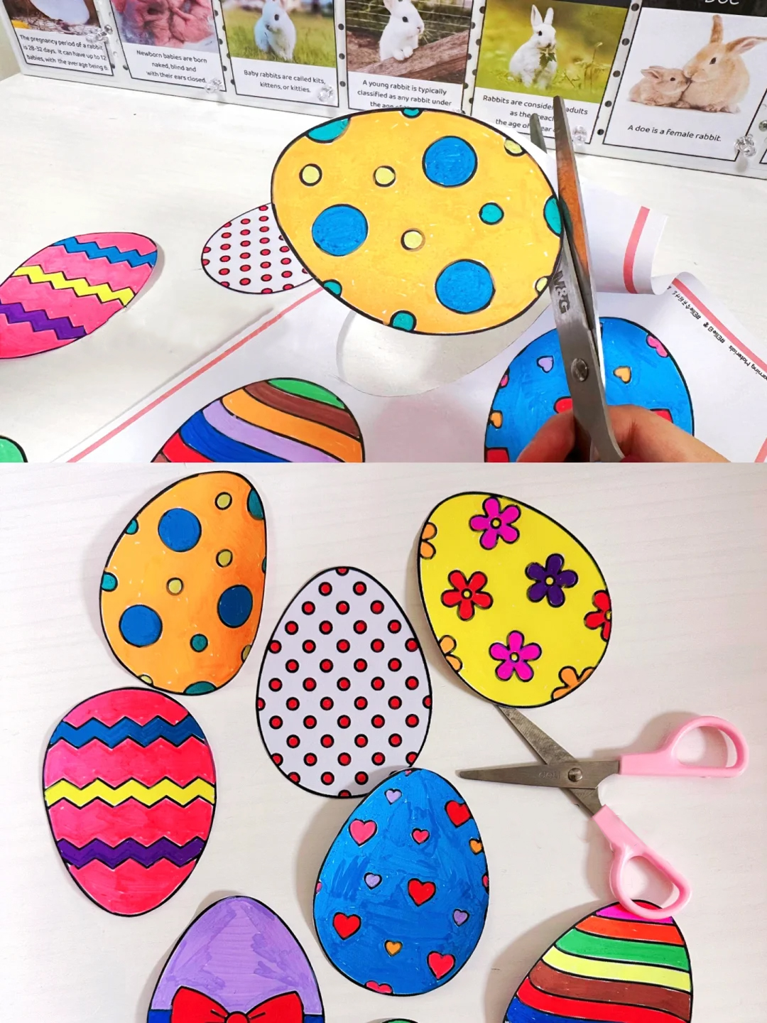 Learn How to Make DIY Easter 3D Egg Decorations - iGOODideas.com