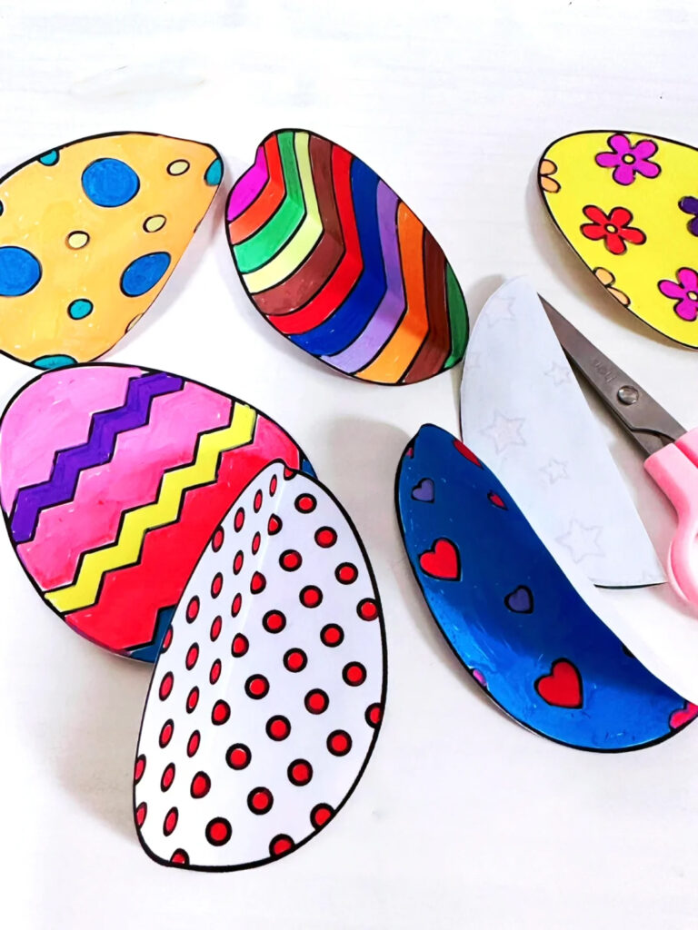 Learn How to Make DIY Easter 3D Egg Decorations - iGOODideas.com