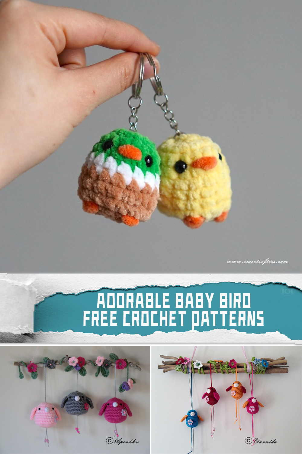 FREE Adorable Baby Bird Crochet Patterns - iGOODideas.com