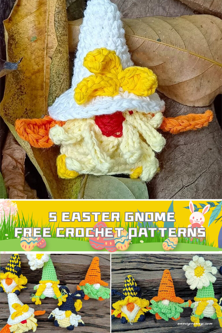 5 Easter Gnome Crochet Patterns – FREE - iGOODideas.com